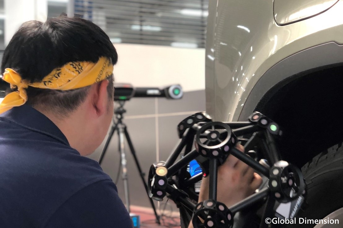 3D Laser Scanning a Land Rover Defender 2020 - Global Dimension