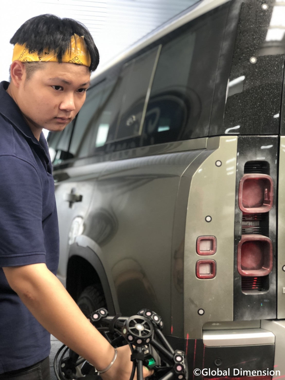 3D Laser Scanning a Land Rover Defender 2020 - Global Dimension