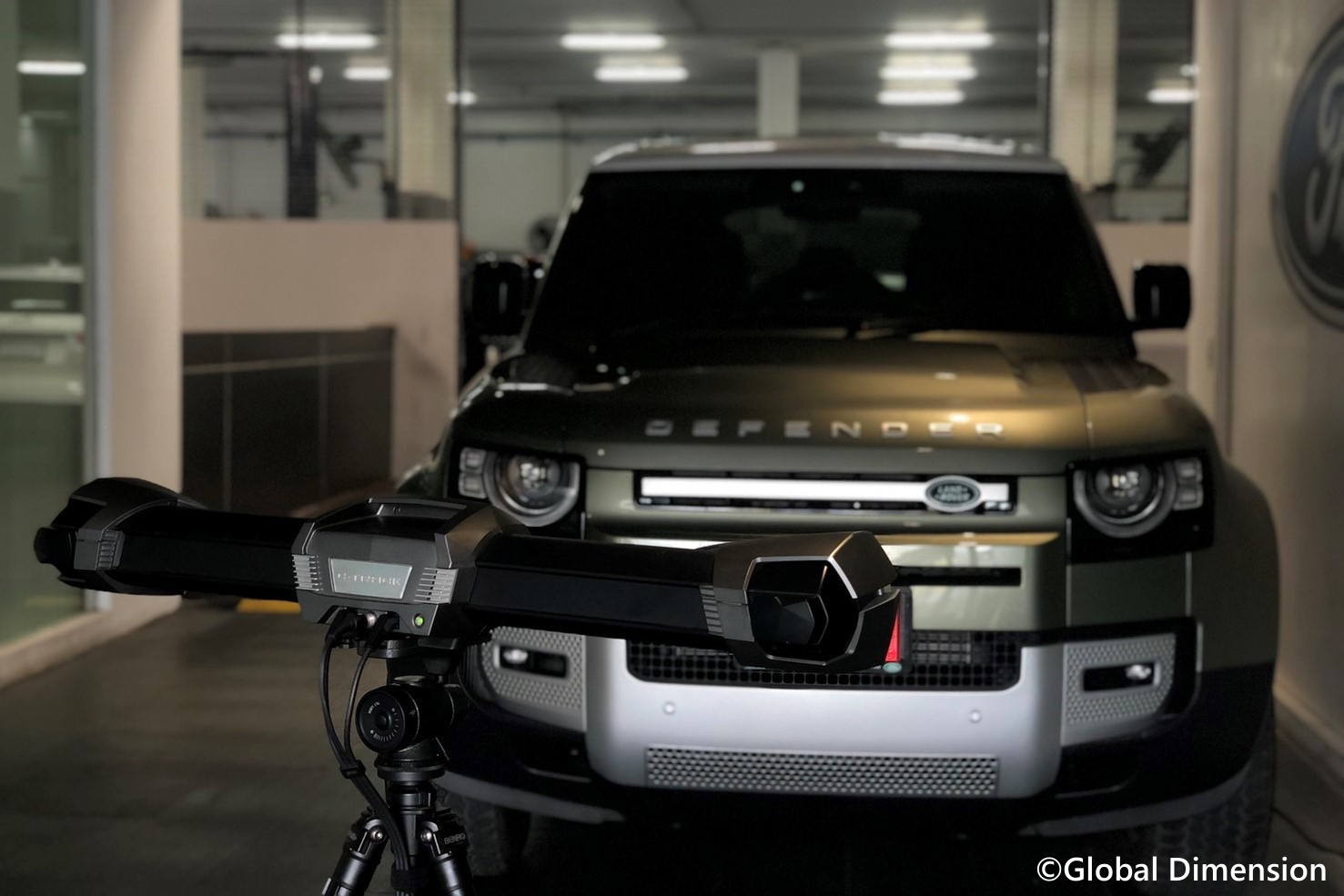 3D Laser Scanning a Land Rover Defender 2020 - Global Dimension